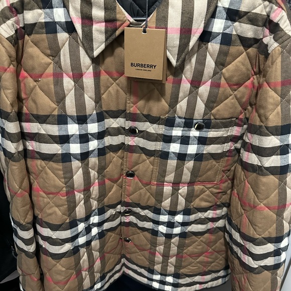 Burberry | Jackets & Coats | Burberry Quilted Plaid Jacket | Poshmark